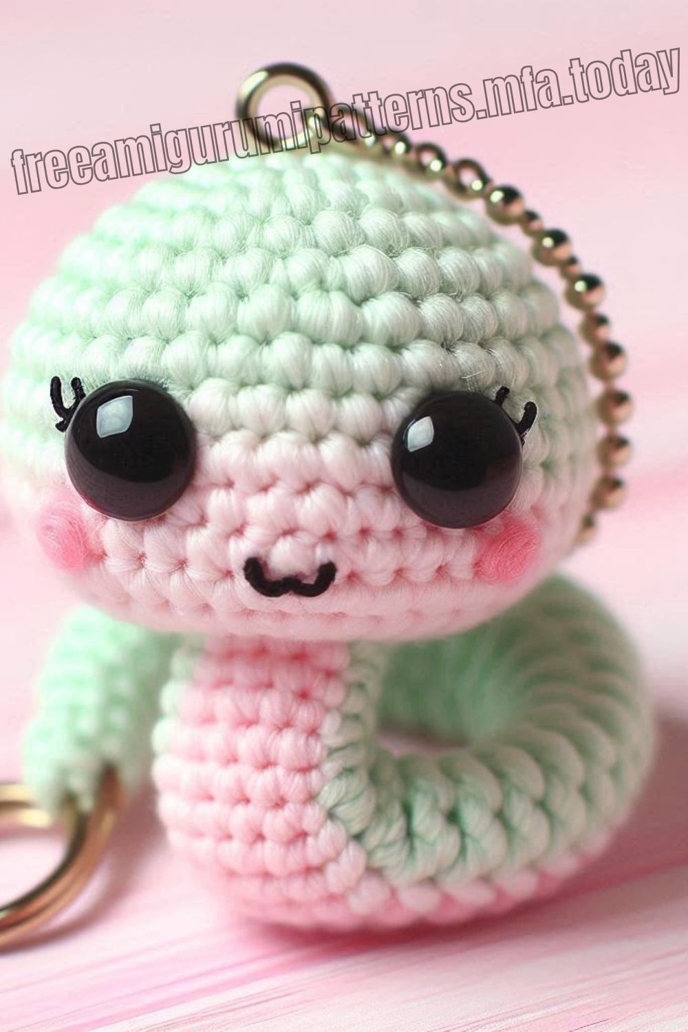 Amigurumi Snake Keychain Free Pattern-1 – Free Amigurumi Patterns
