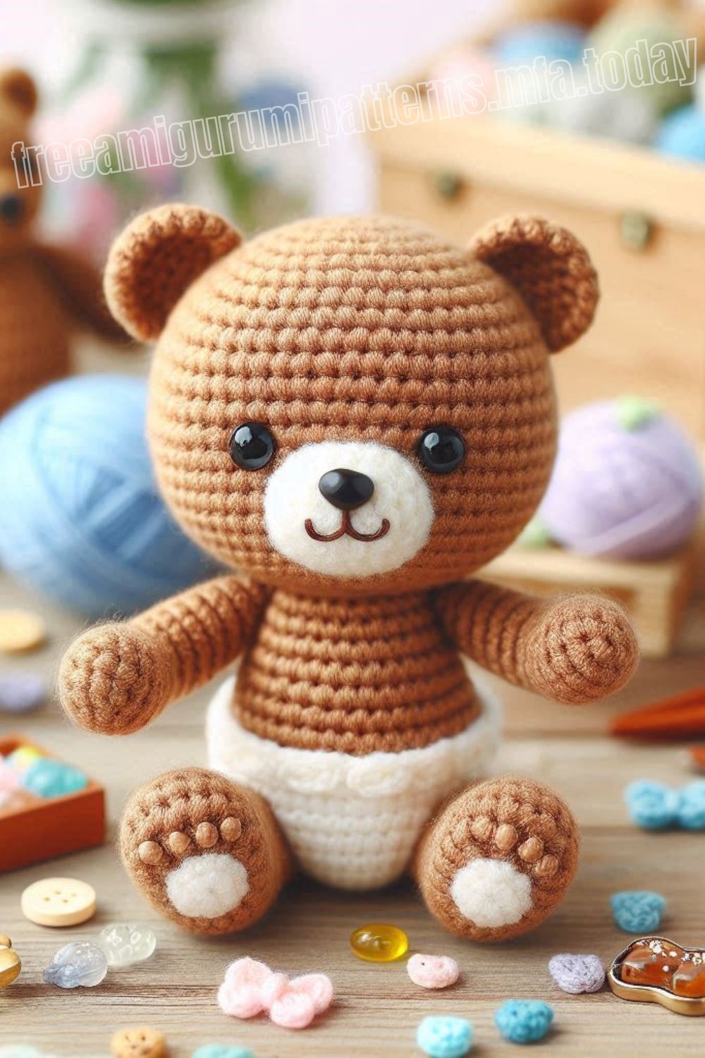 Amigurumi Bear Simon Free Pattern-1 – Free Amigurumi Patterns