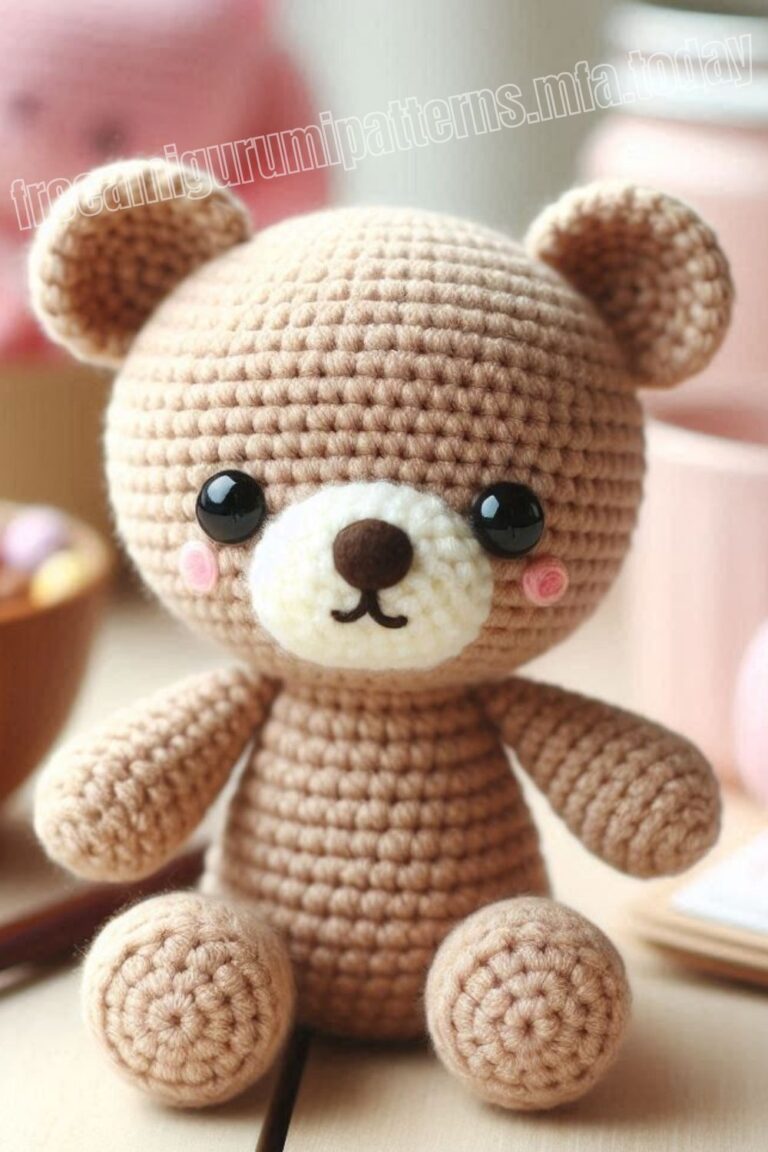 Amigurumi Bear Simon Free Pattern-1 – Free Amigurumi Patterns