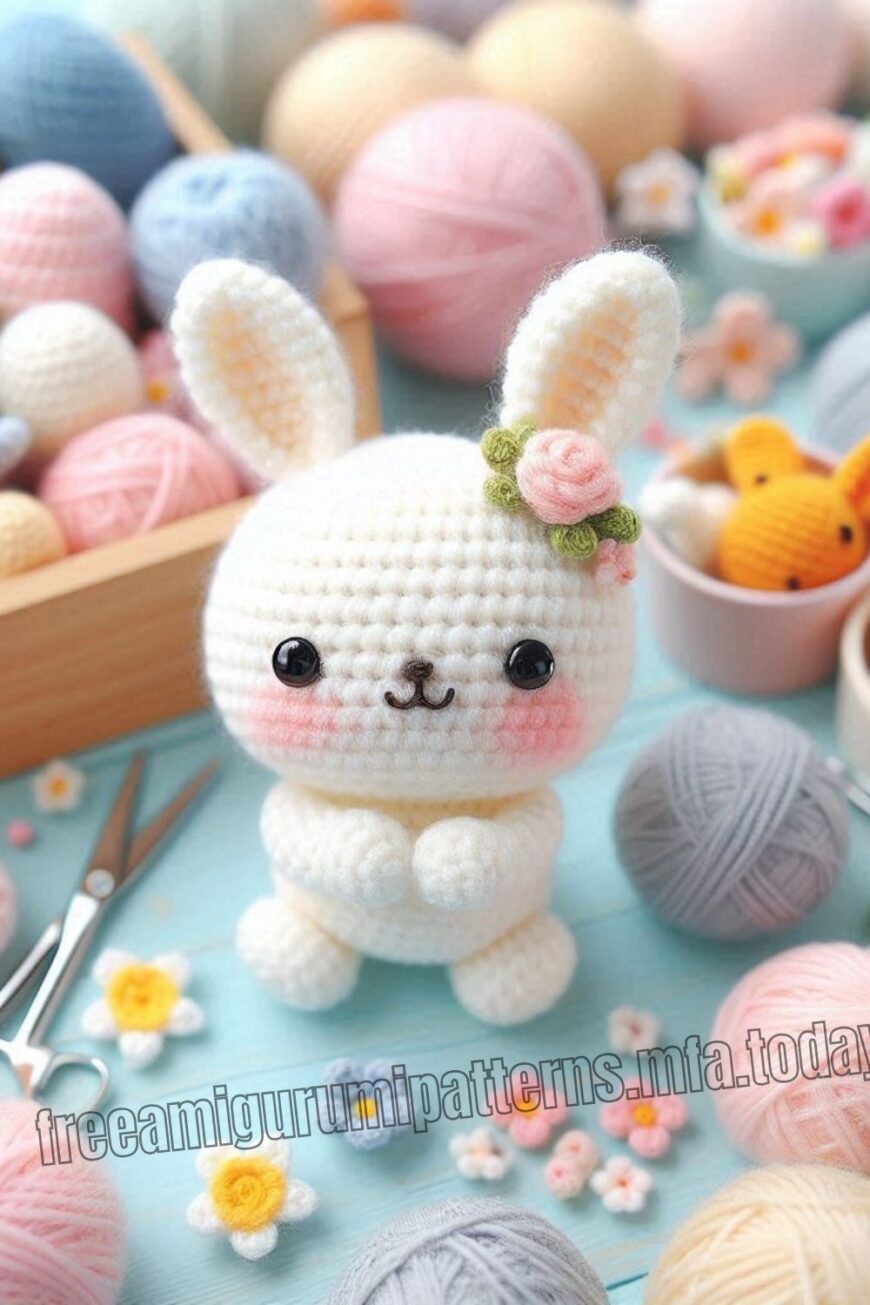 Amigurumi Bunny with Easter Egg Free Pattern-1 – Free Amigurumi Patterns