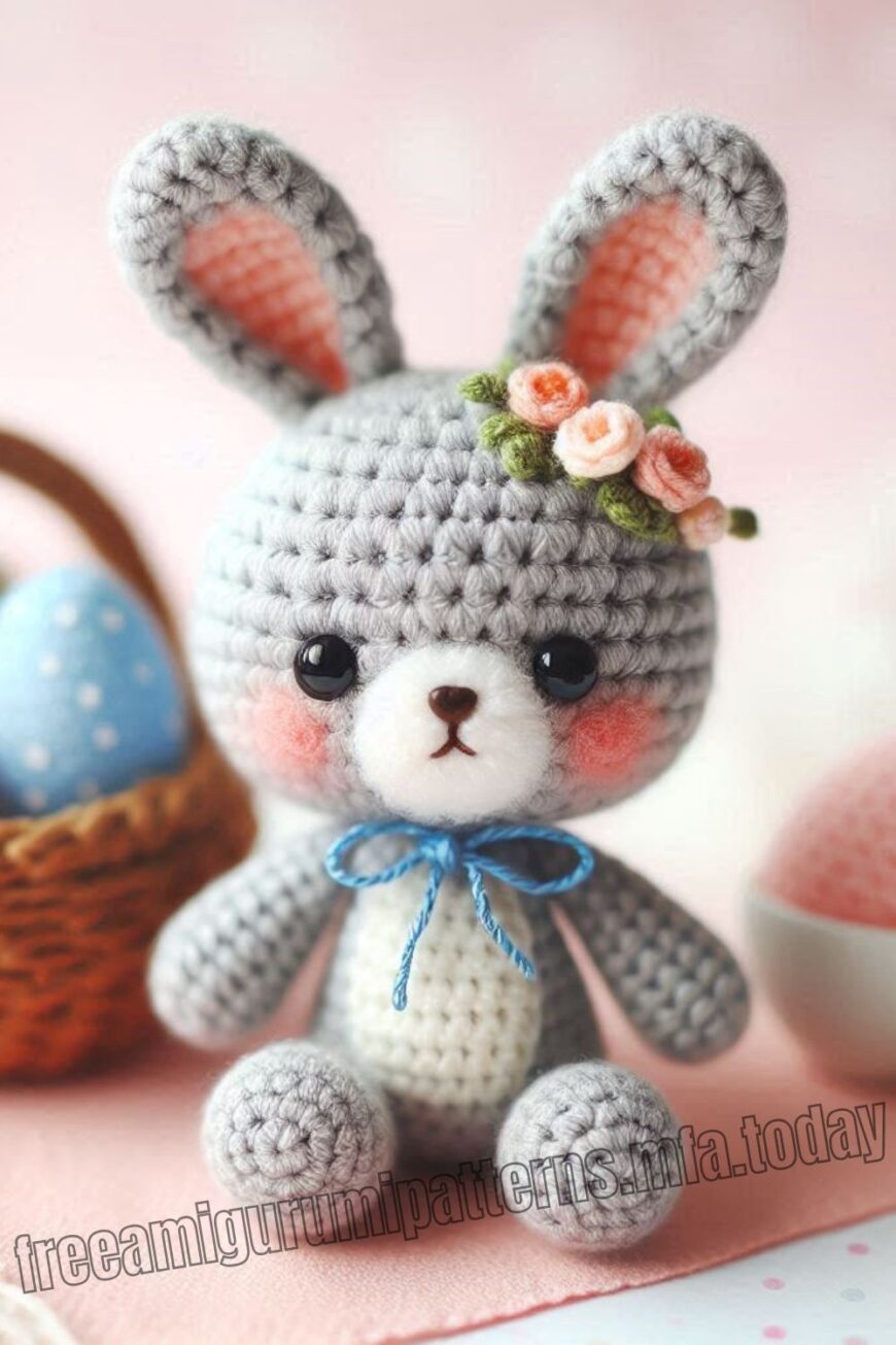 Amigurumi Bunny with Easter Egg Free Pattern-1 – Free Amigurumi Patterns