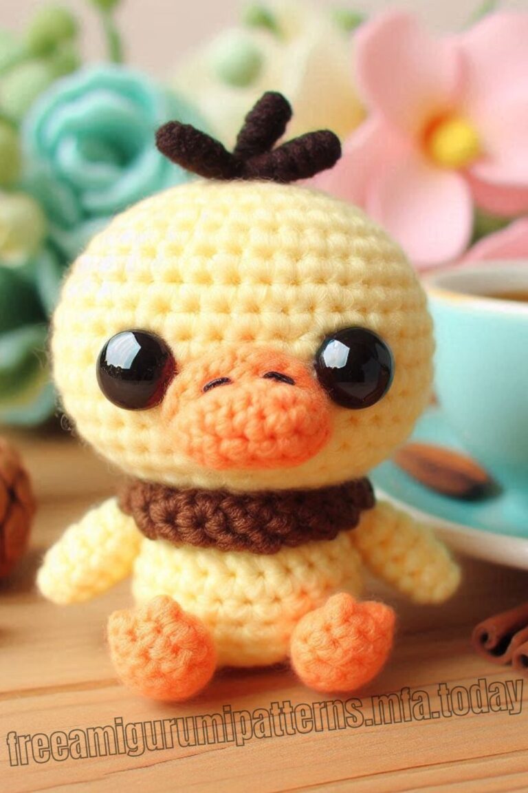 Amigurumi Mini Psyduck Free Pattern-1 – Free Amigurumi Patterns