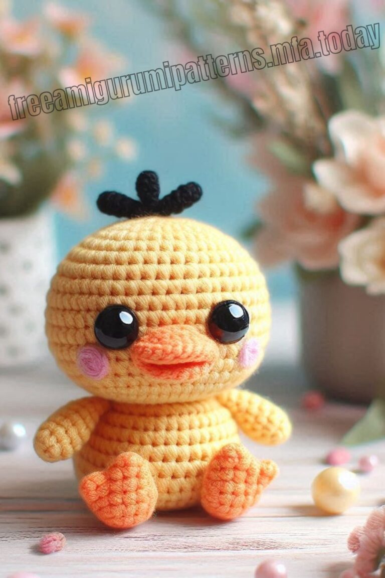 Amigurumi Mini Psyduck Free Pattern-1 – Free Amigurumi Patterns