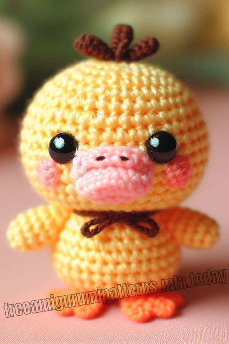 Amigurumi Mini Psyduck Free Pattern-1 – Free Amigurumi Patterns
