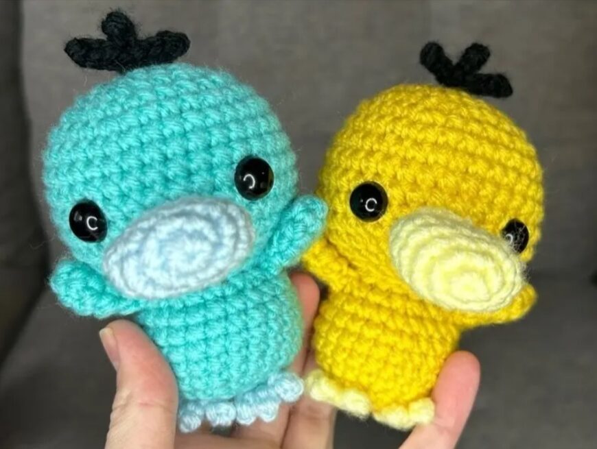 Amigurumi Mini Psyduck Free Pattern-1 – Free Amigurumi Patterns
