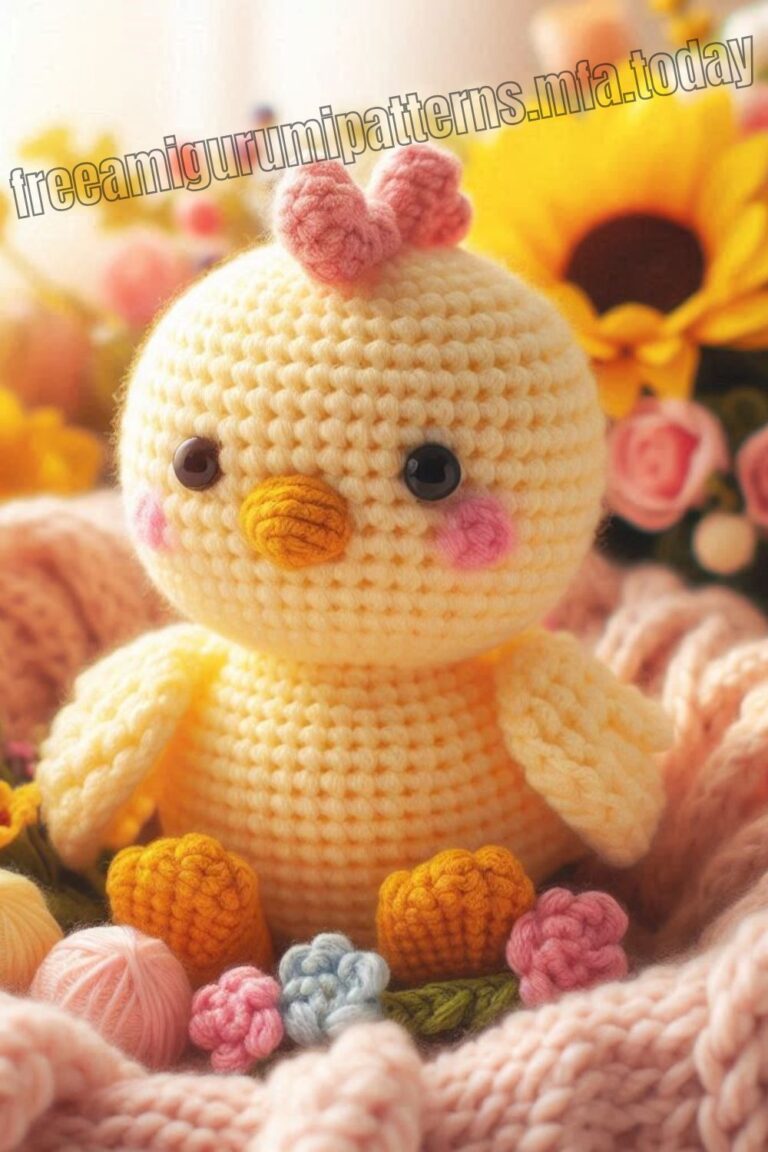 Amigurumi Chicken Keychain Free Pattern-1 – Free Amigurumi Patterns