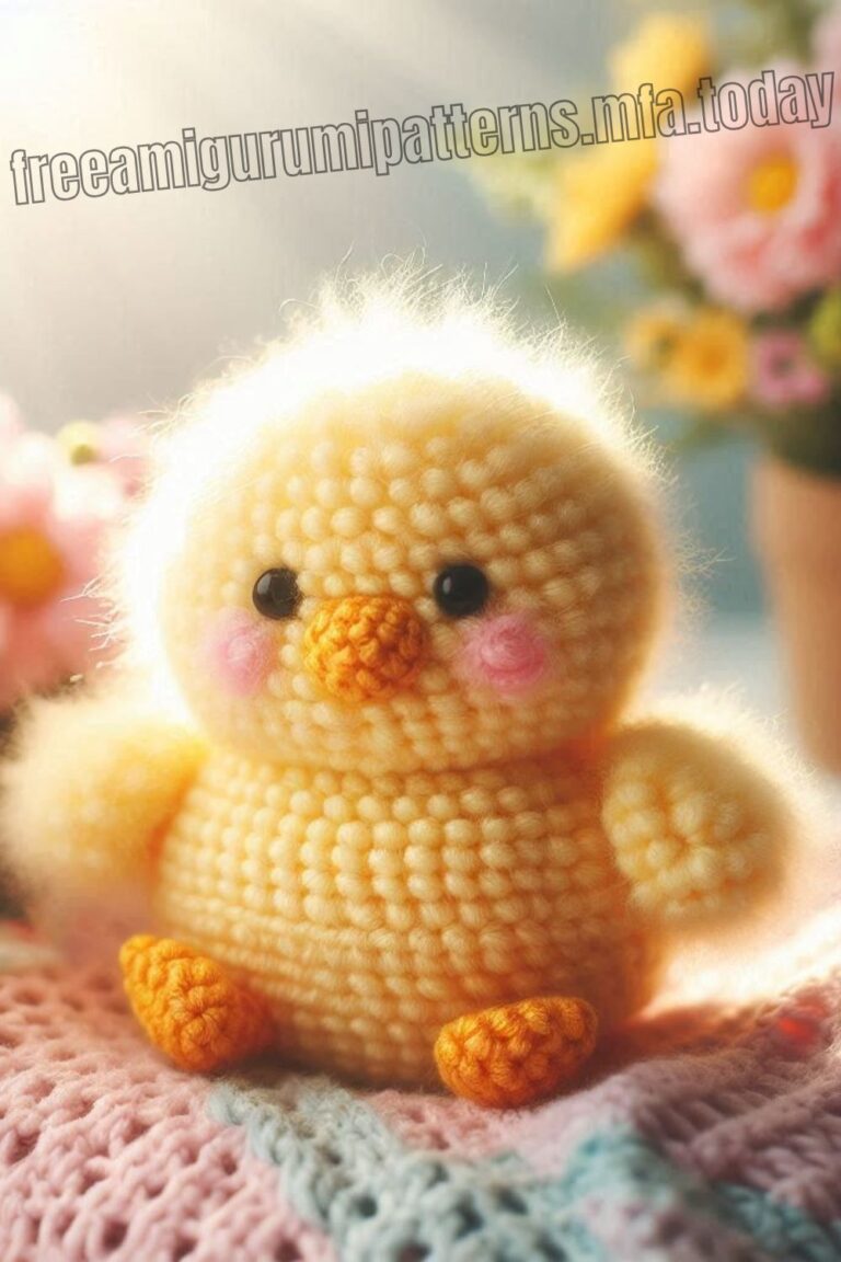 Amigurumi Chicken Keychain Free Pattern-1 – Free Amigurumi Patterns