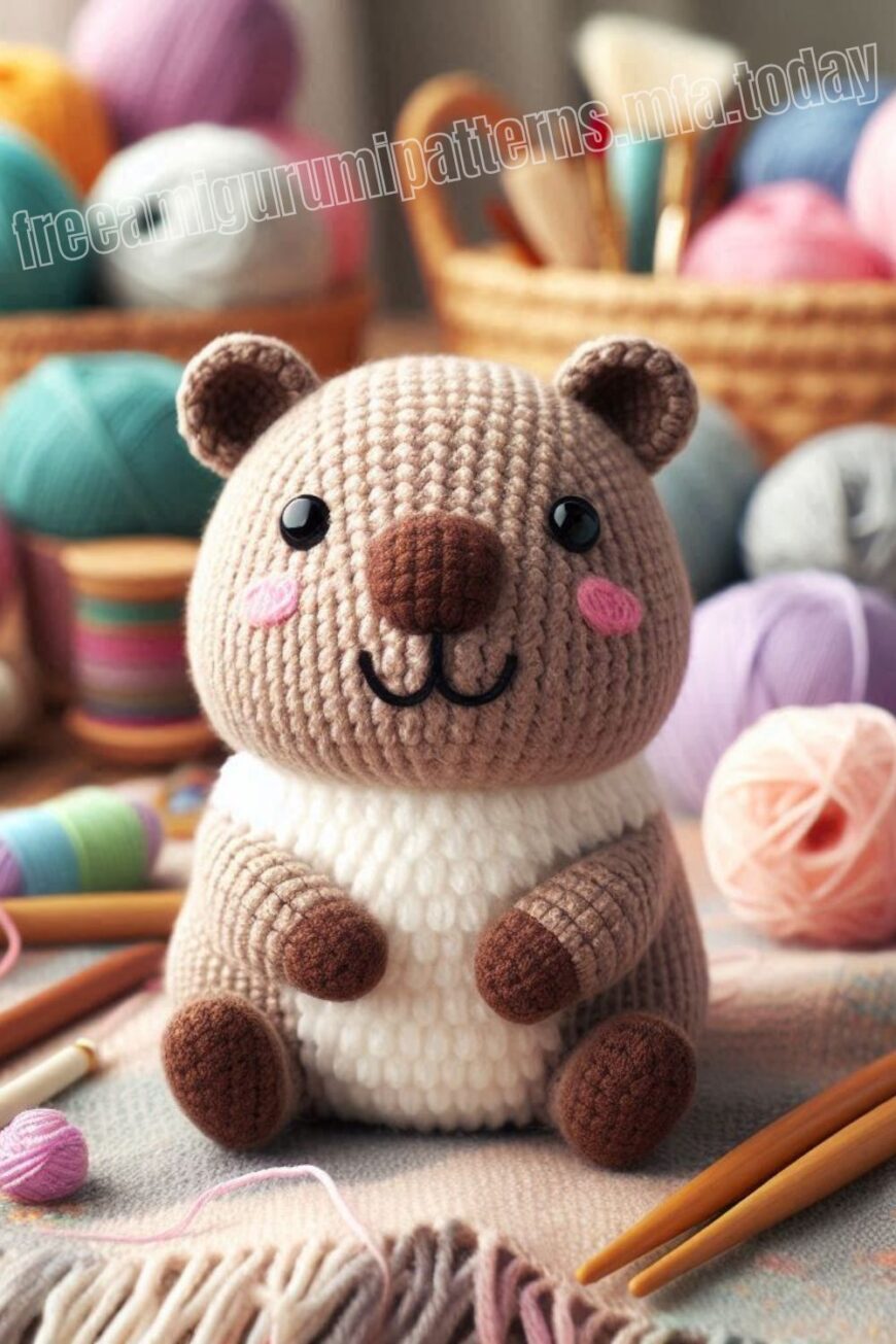 Amigurumi Cute Capybara Free Pattern-1 – Free Amigurumi Patterns