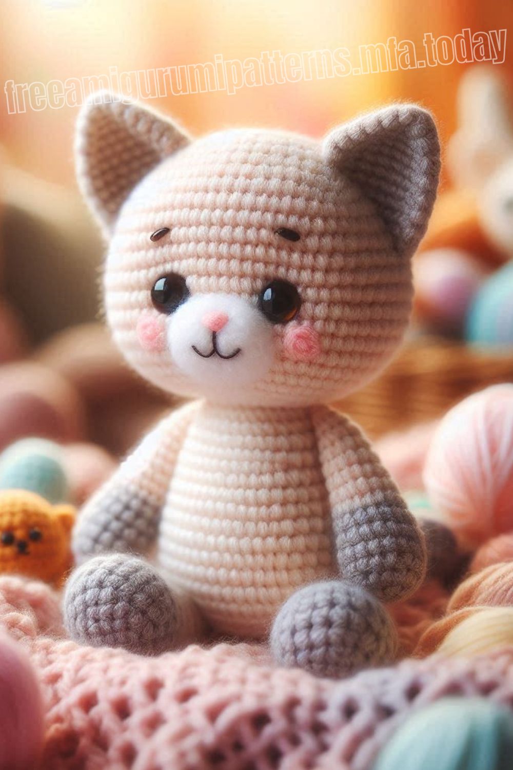 Amigurumi Cute Cat Free Pattern-1 – Free Amigurumi Patterns