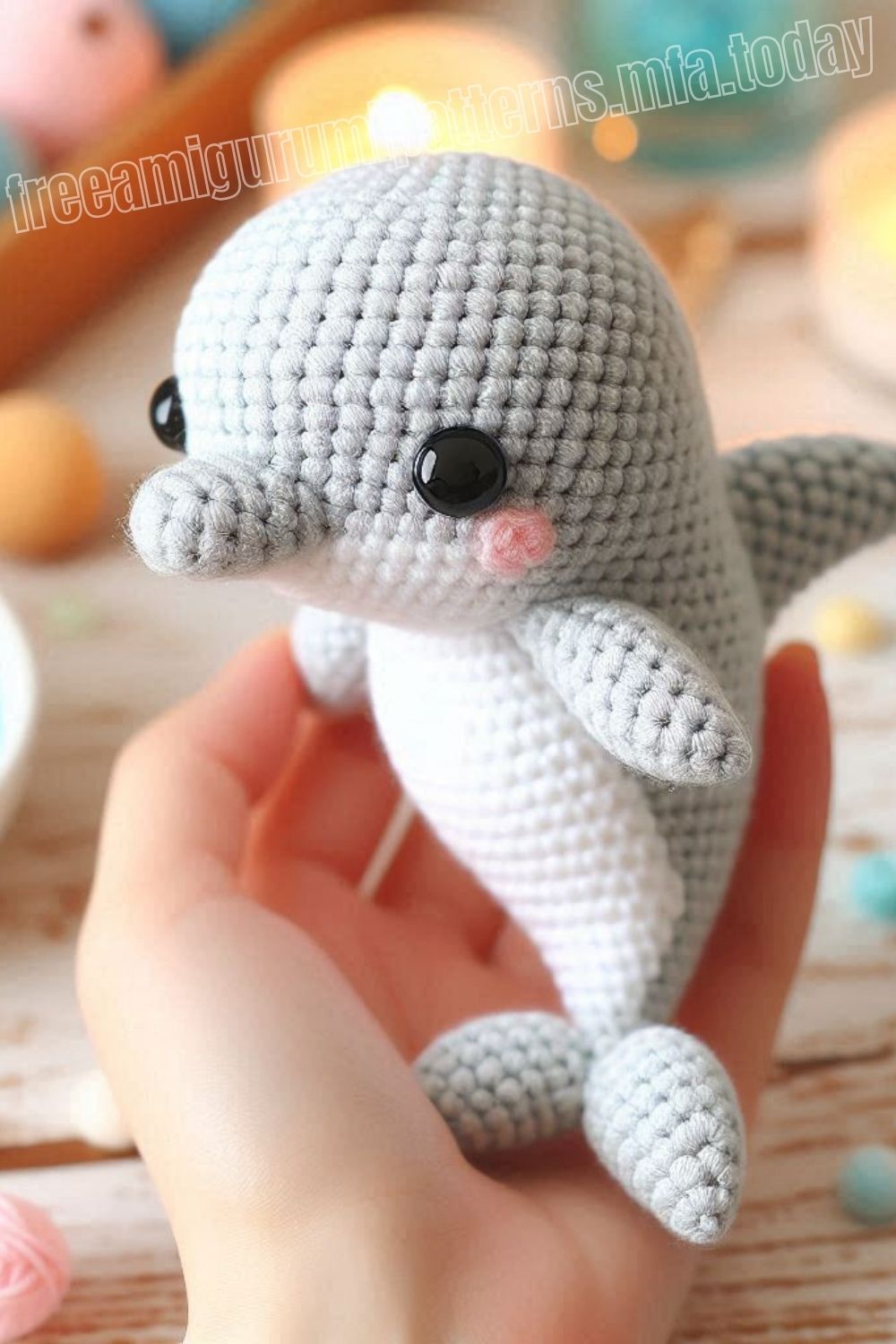 Amigurumi Mini Dolphin Free Pattern-1 – Free Amigurumi Patterns