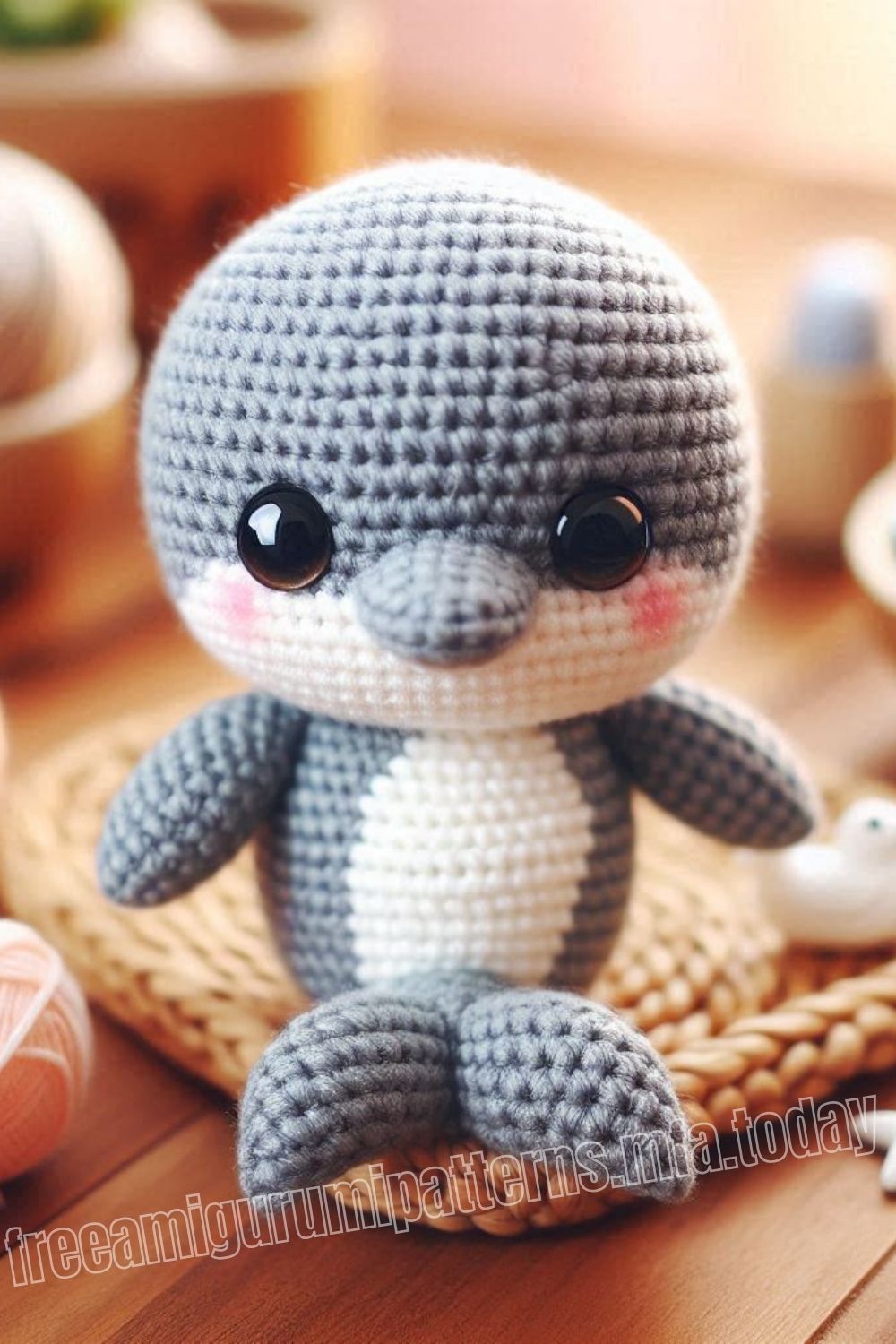 Amigurumi Mini Dolphin Free Pattern-1 – Free Amigurumi Patterns