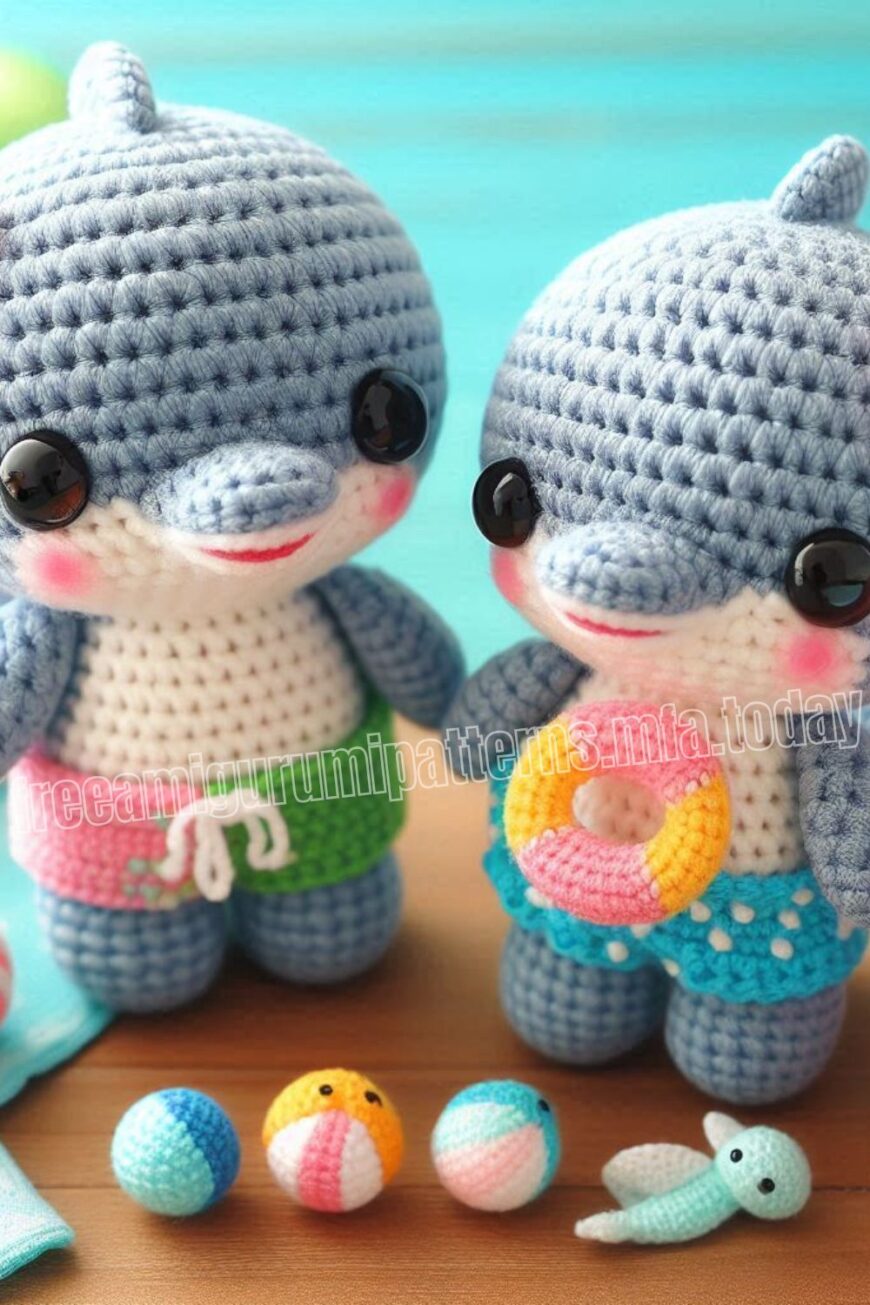 Amigurumi Mini Dolphin Free Pattern-1 – Free Amigurumi Patterns