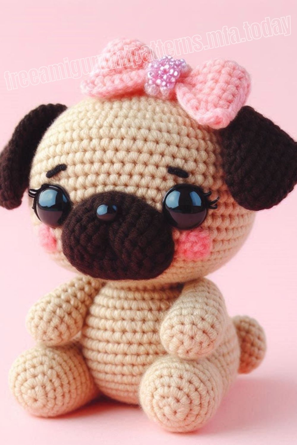 Amigurumi Mini Pug Dog Free Pattern-1 – Free Amigurumi Patterns