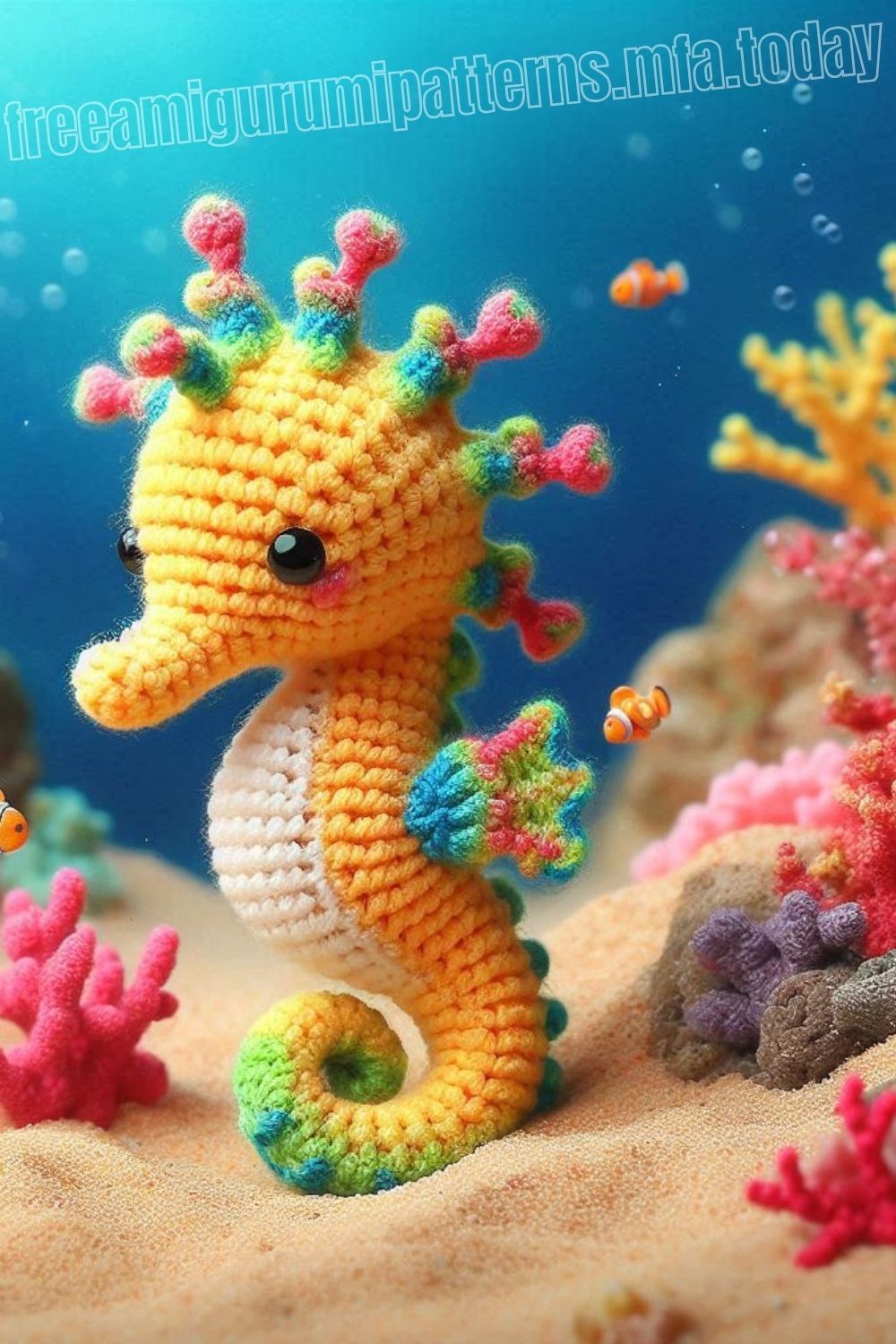 Amigurumi Small Cute Seahorse Free Pattern-1 – Free Amigurumi Patterns