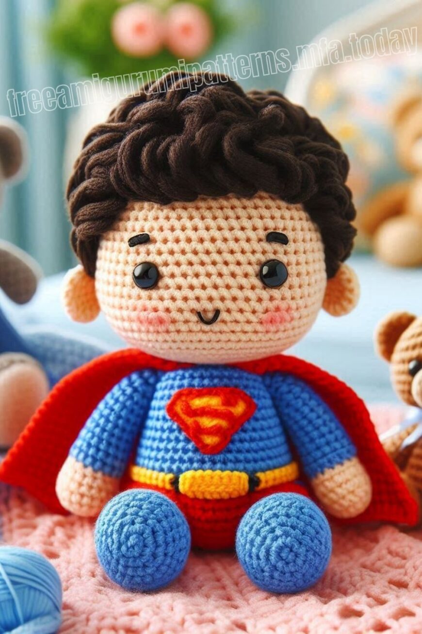 Amigurumi Small Superman Free Pattern-1 – Free Amigurumi Patterns