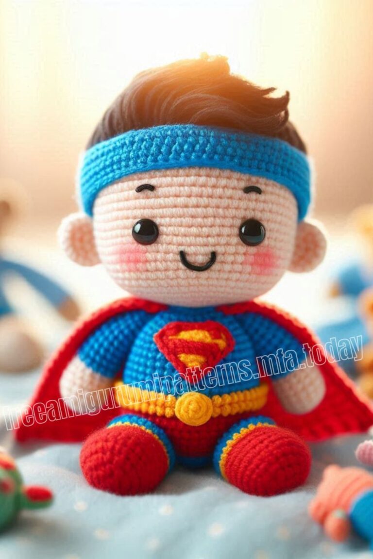 Amigurumi Small Superman Free Pattern-1 – Free Amigurumi Patterns