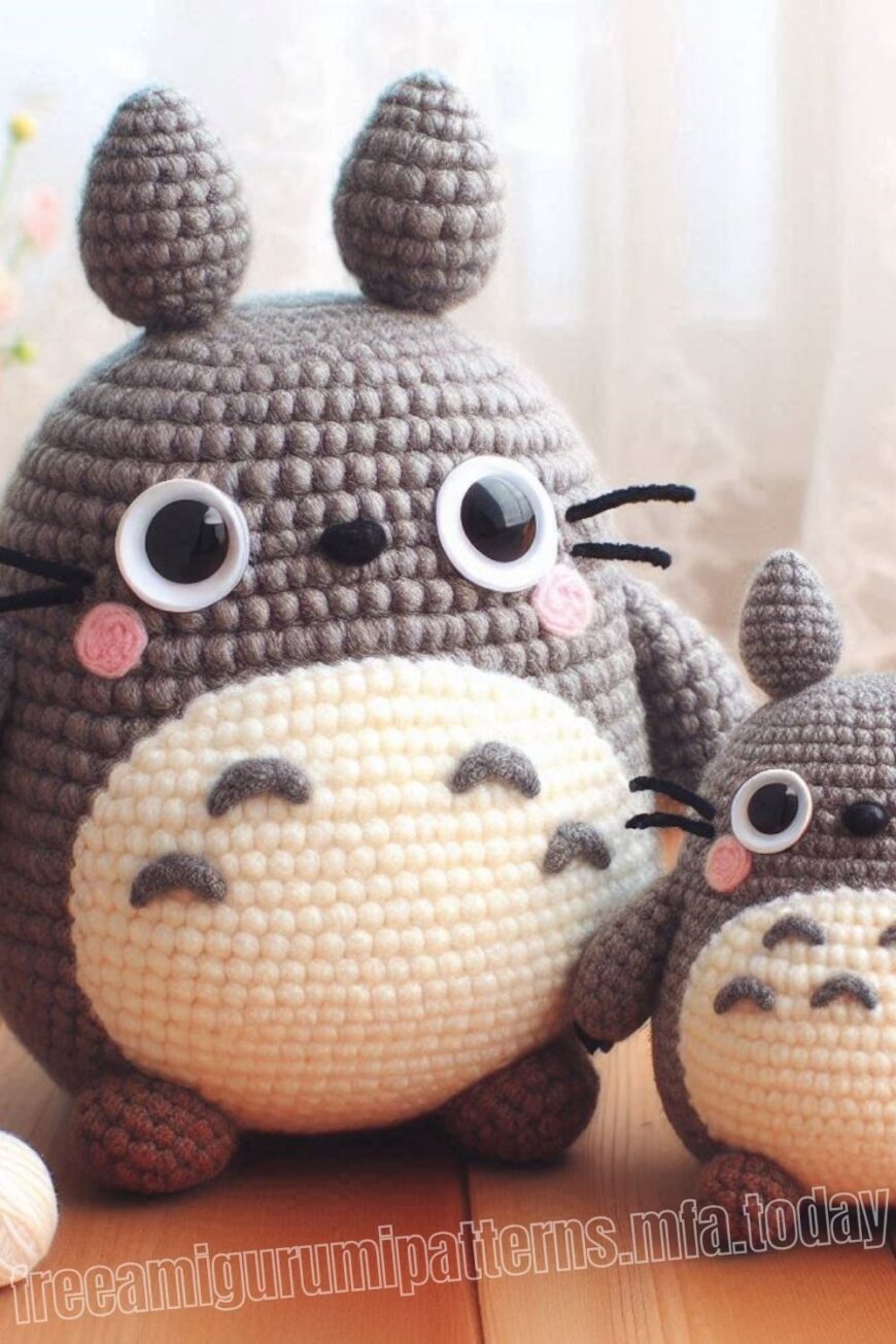 Amigurumi Totoro Free Pattern-1 – Free Amigurumi Patterns