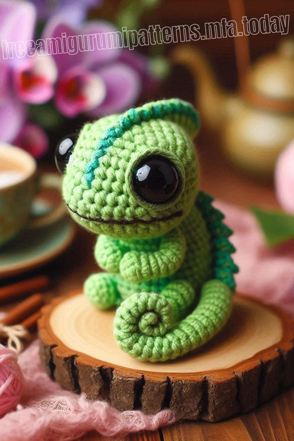 Amigurumi Chameleon Crochet Free Pattern-1 – Free Amigurumi Patterns
