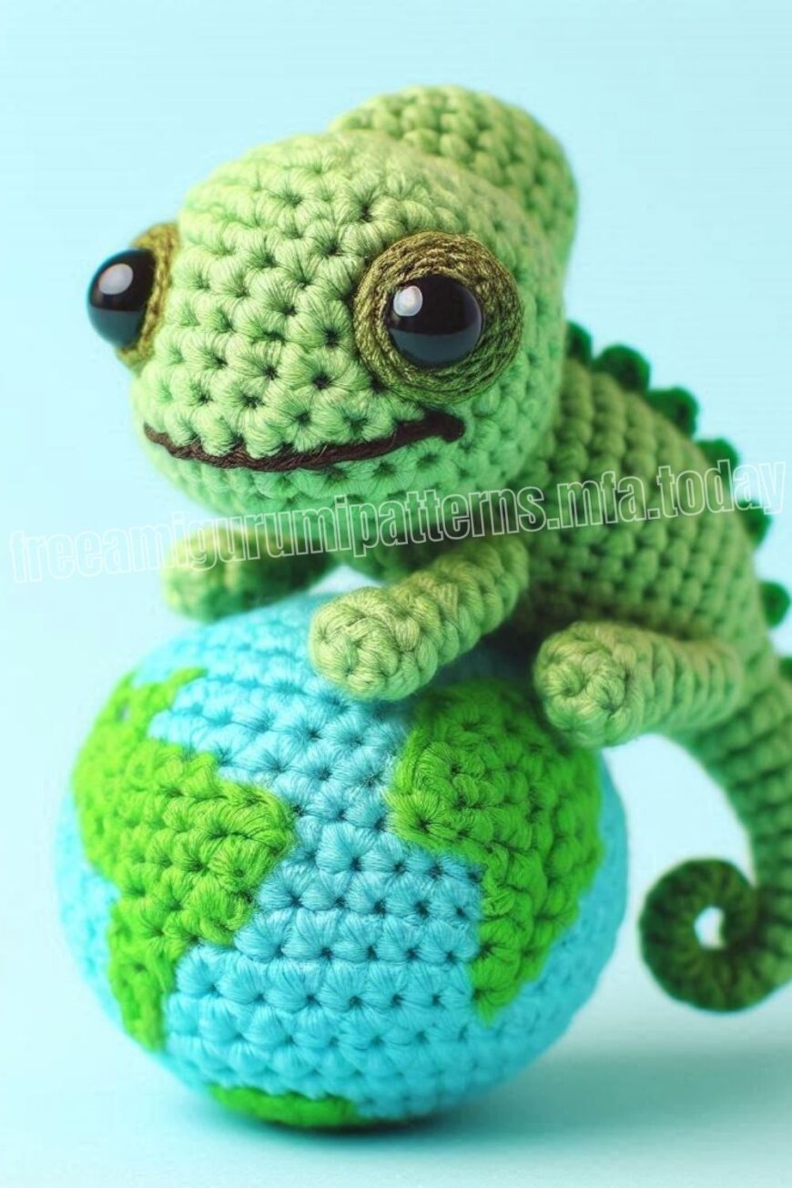 Amigurumi Chameleon Crochet Free Pattern-1 – Free Amigurumi Patterns