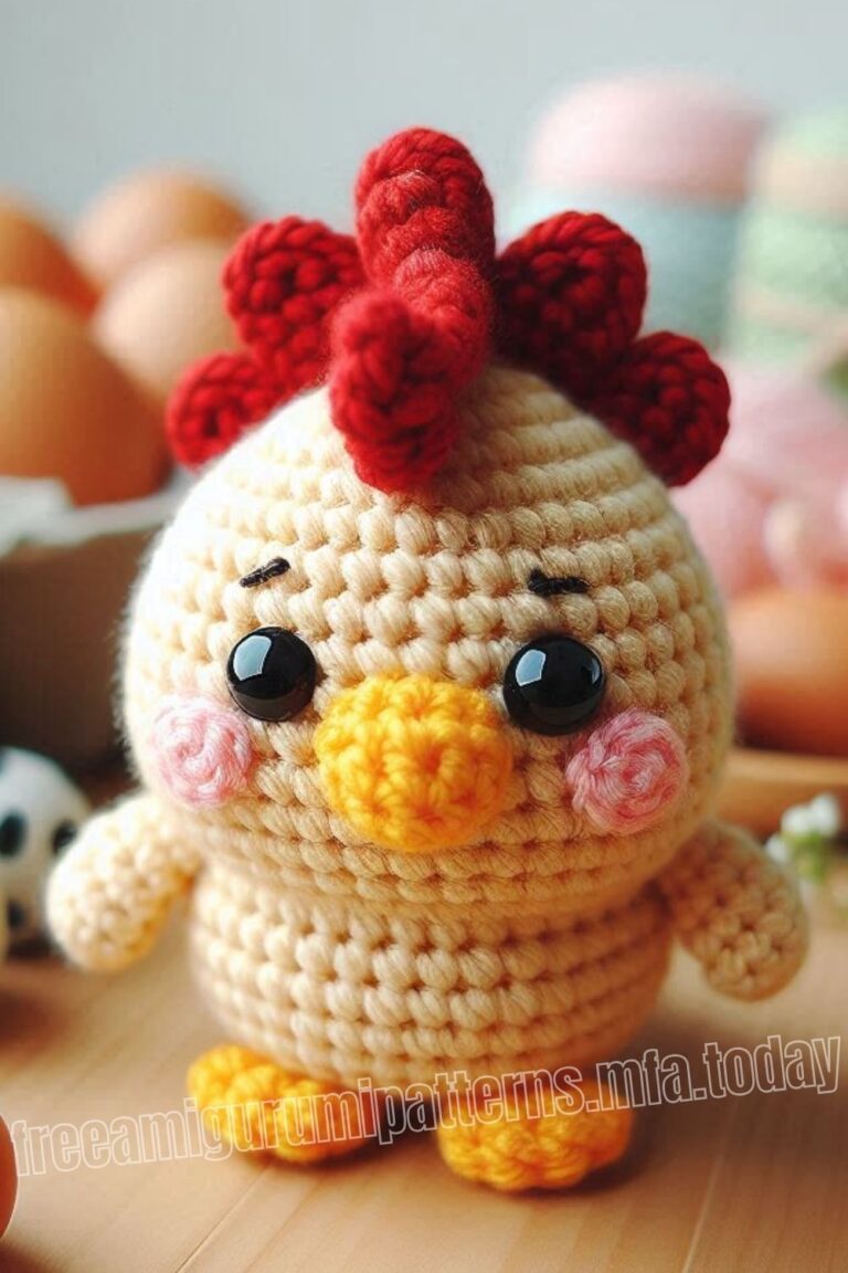 Amigurumi Cockerel Crochet Free Pattern-1 – Free Amigurumi Patterns