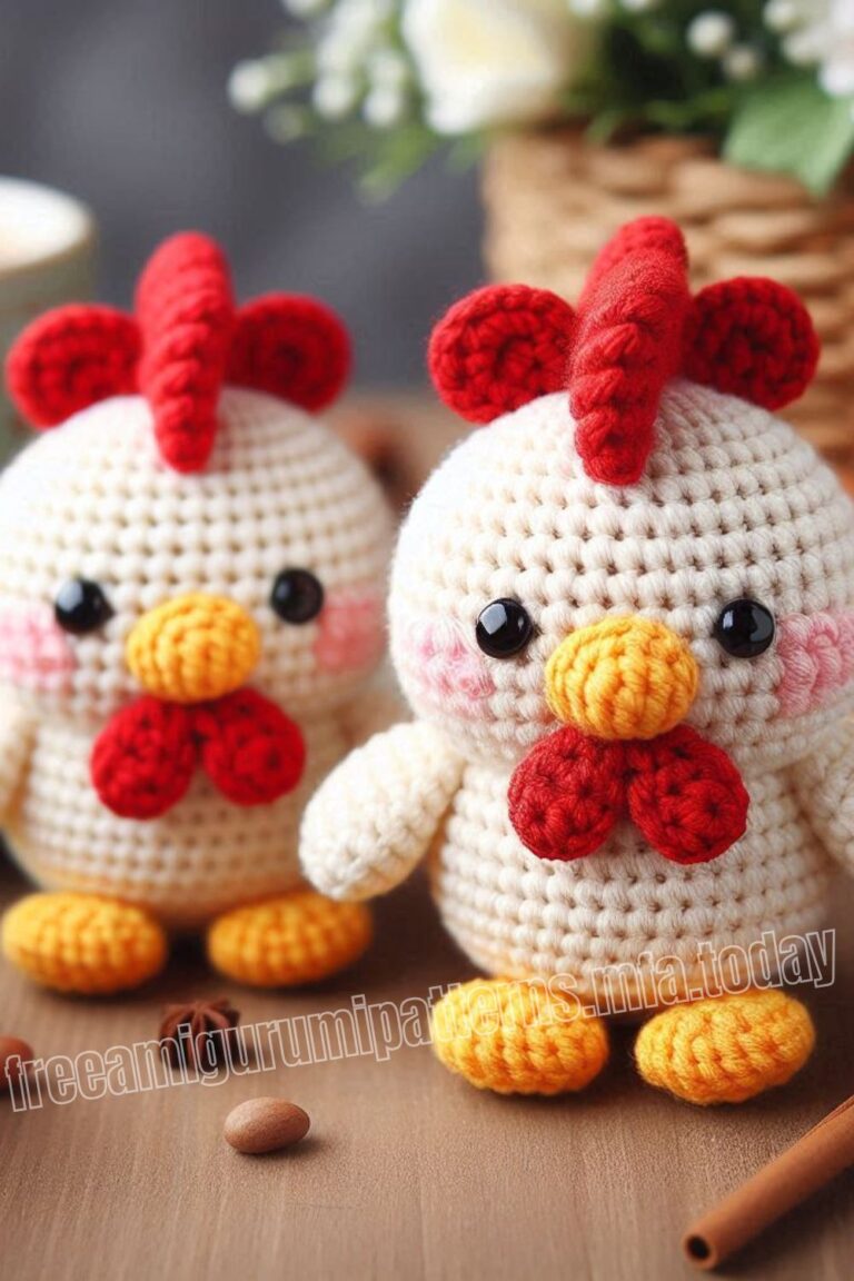 Amigurumi Cockerel Crochet Free Pattern-1 – Free Amigurumi Patterns