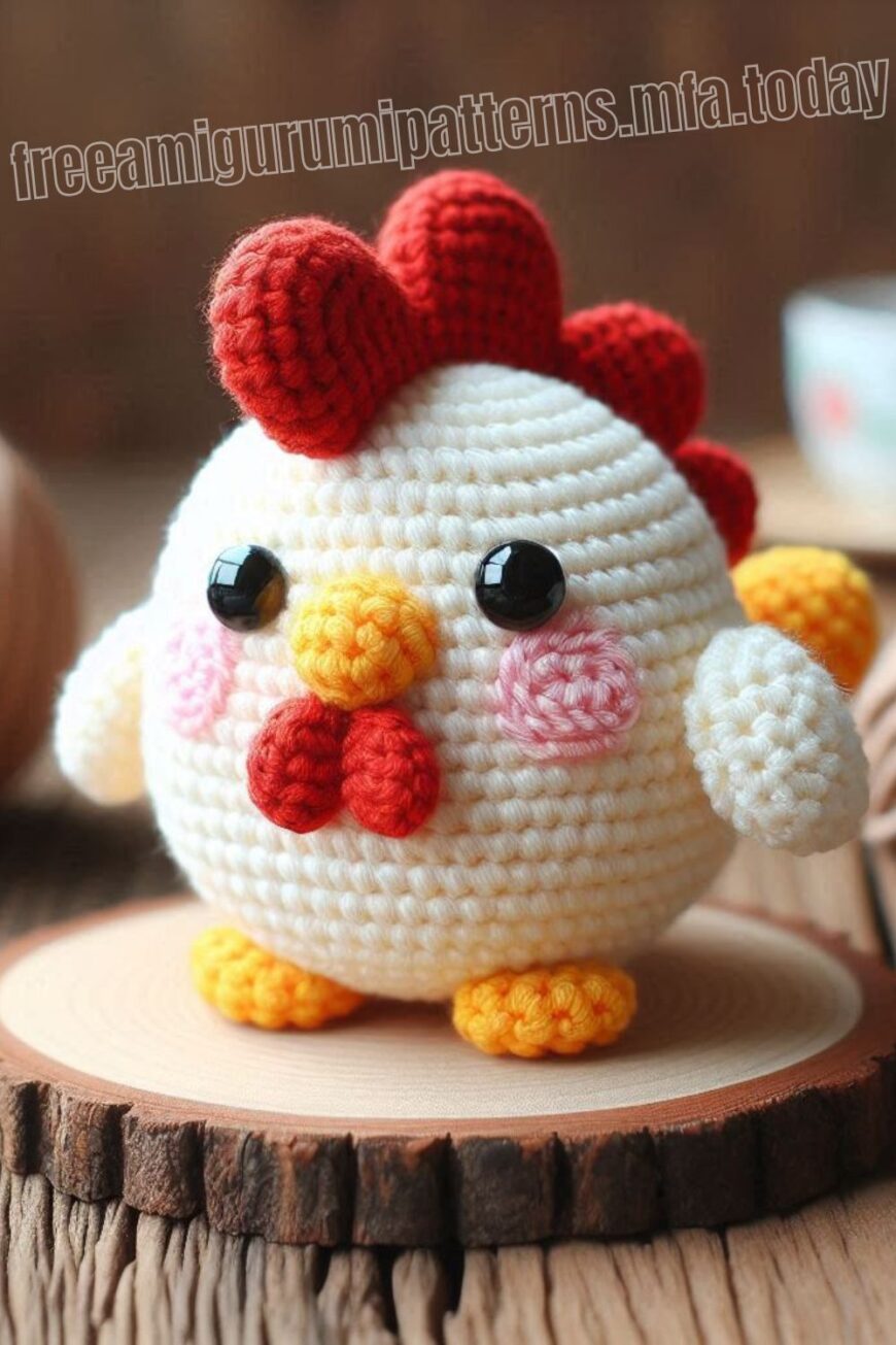 Amigurumi Cockerel Crochet Free Pattern-1 – Free Amigurumi Patterns