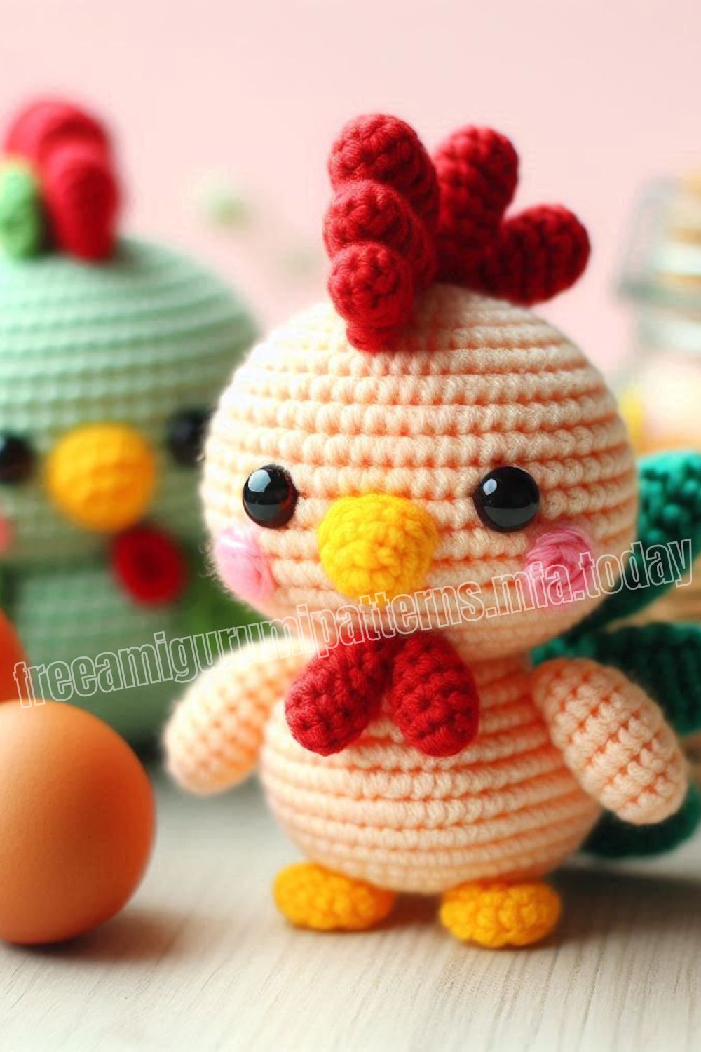Amigurumi Cockerel Crochet Free Pattern-1 – Free Amigurumi Patterns