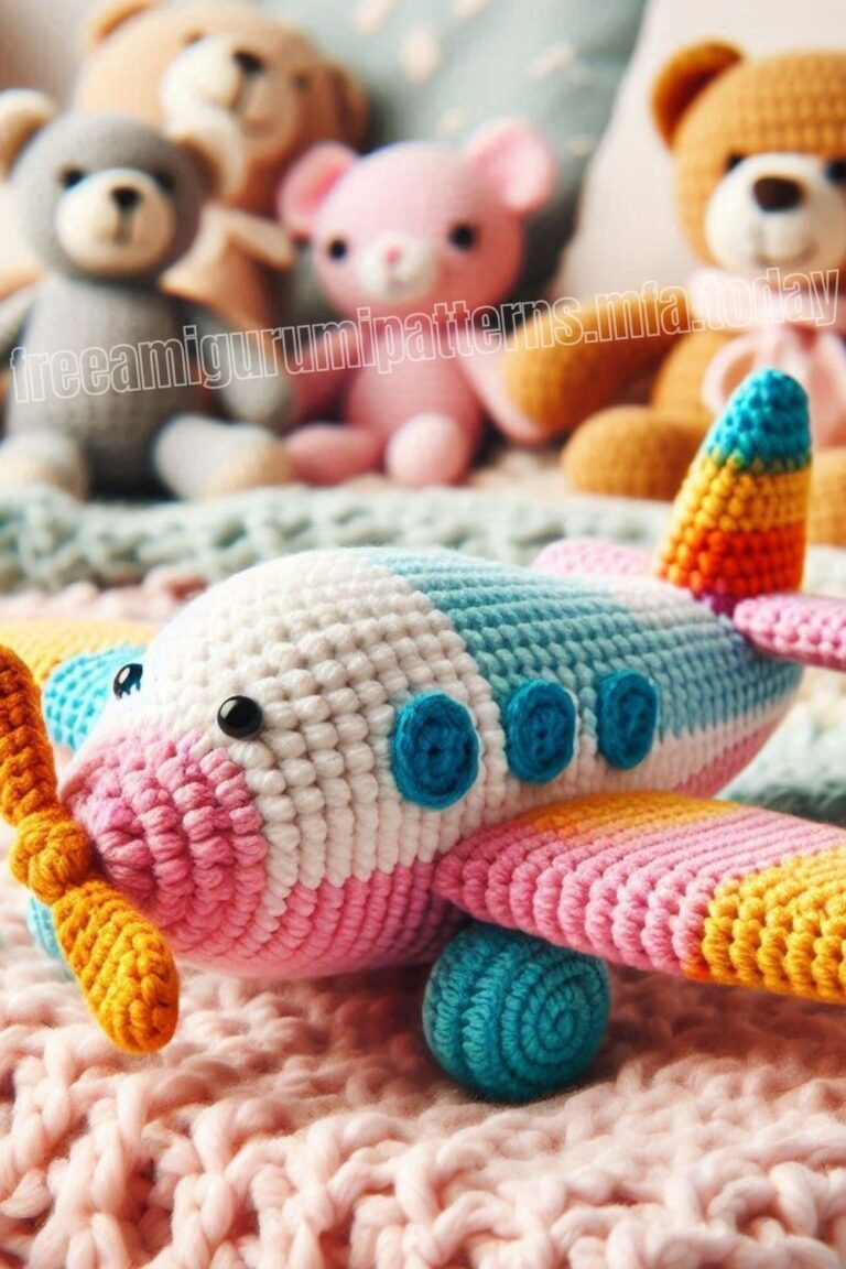 Amigurumi Crochet Airplane Free Pattern-1 – Free Amigurumi Patterns