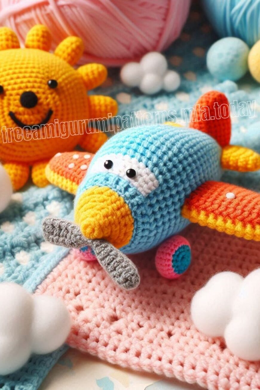 Amigurumi Crochet Airplane Free Pattern-1 – Free Amigurumi Patterns