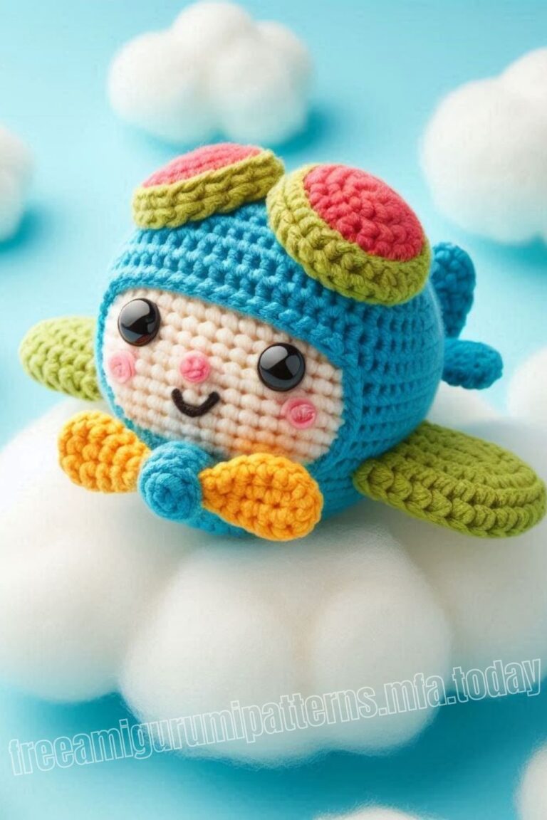 Amigurumi Crochet Airplane Free Pattern-1 – Free Amigurumi Patterns