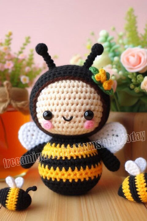 Amigurumi Crochet Bee Chen Free Pattern-1 – Free Amigurumi Patterns
