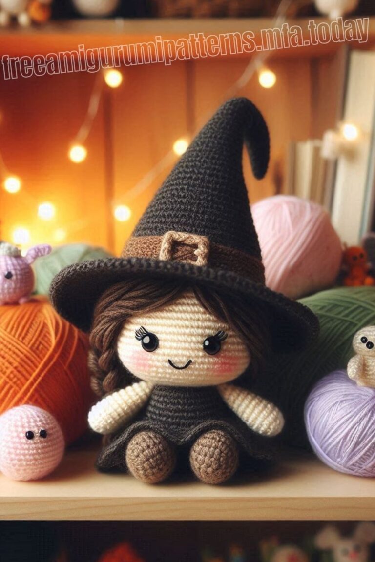 Amigurumi Crochet Little Witch Free Pattern-1 – Free Amigurumi Patterns