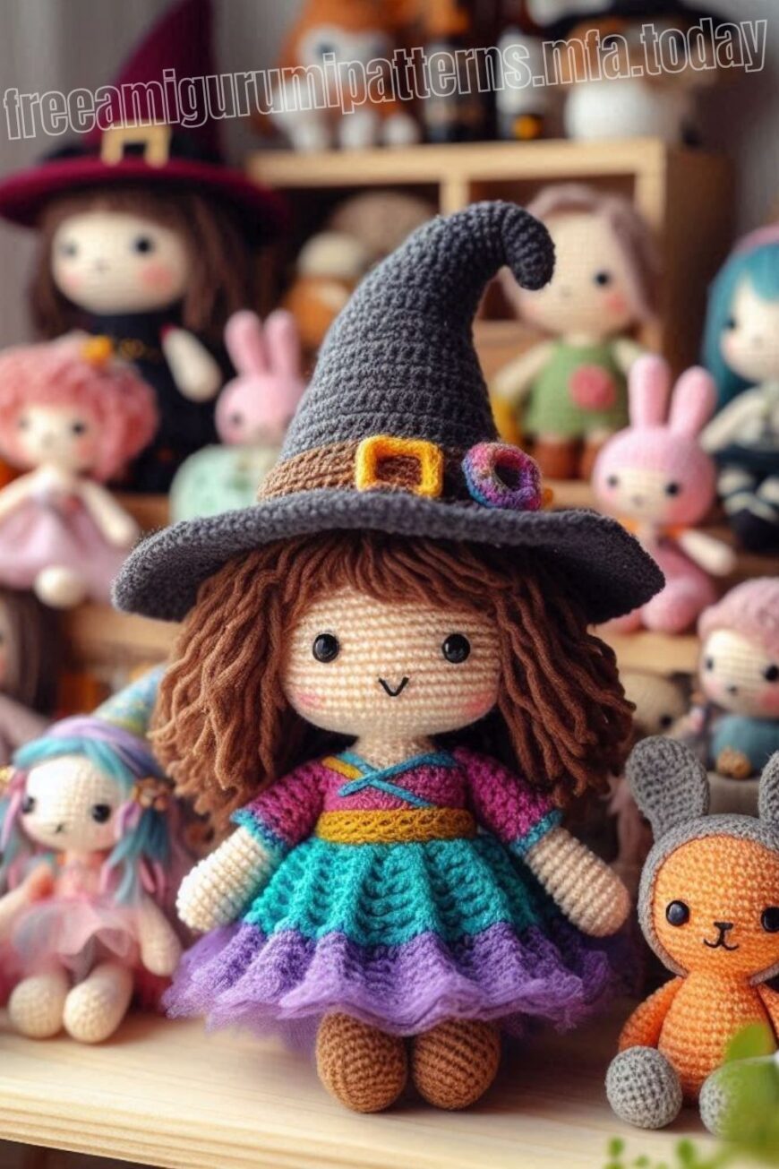 Amigurumi Crochet Little Witch Free Pattern-1 – Free Amigurumi Patterns