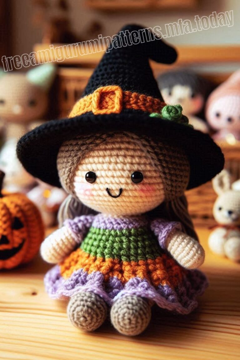 Amigurumi Crochet Little Witch Free Pattern-1 – Free Amigurumi Patterns