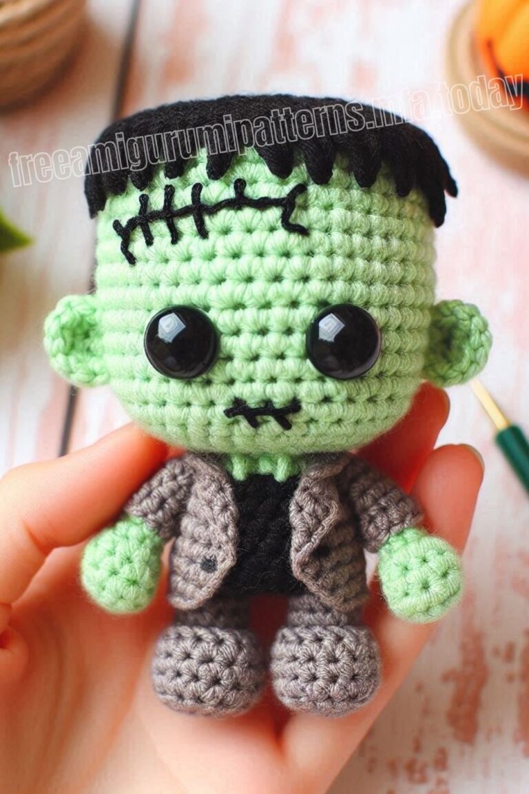 Amigurumi Frankenstein Crochet Free Pattern-1 – Free Amigurumi Patterns