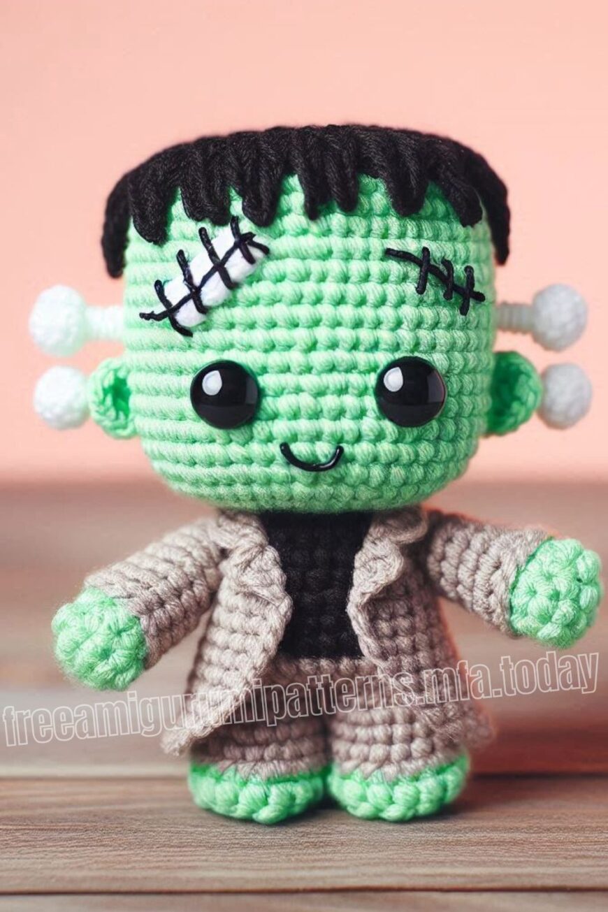 Amigurumi Frankenstein Crochet Free Pattern-1 – Free Amigurumi Patterns