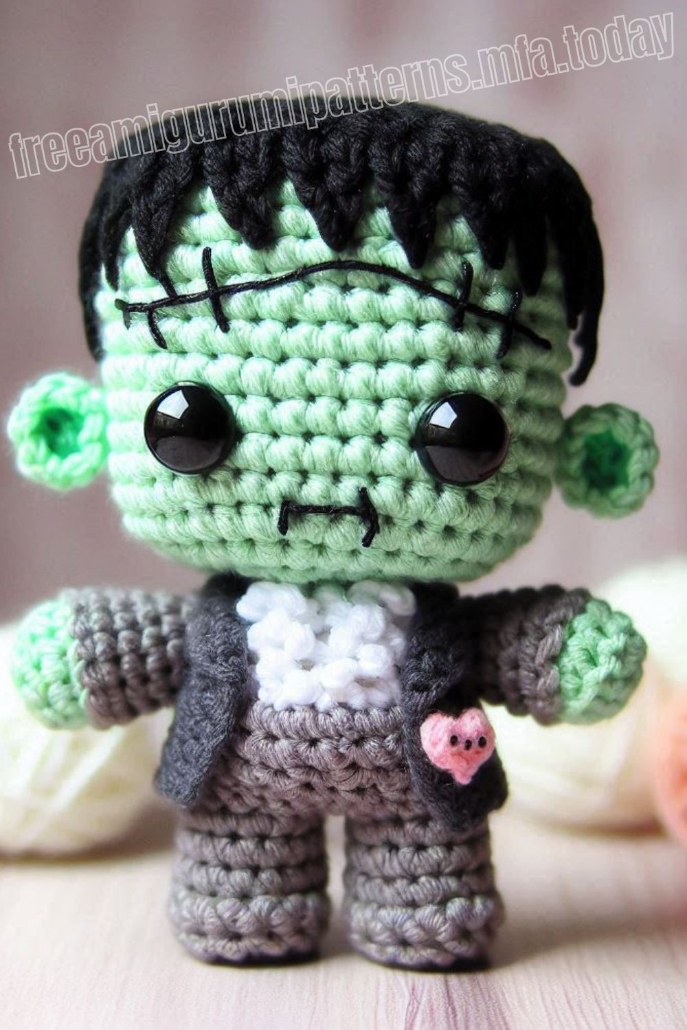 Amigurumi Frankenstein Crochet Free Pattern-1 – Free Amigurumi Patterns