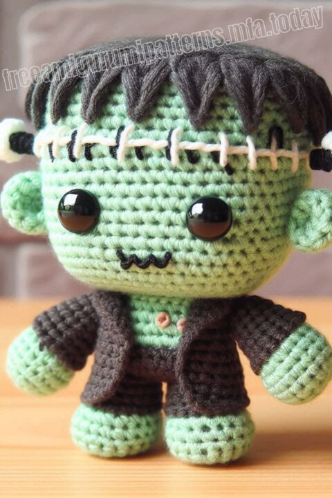 Amigurumi Frankenstein Crochet Free Pattern-1 – Free Amigurumi Patterns