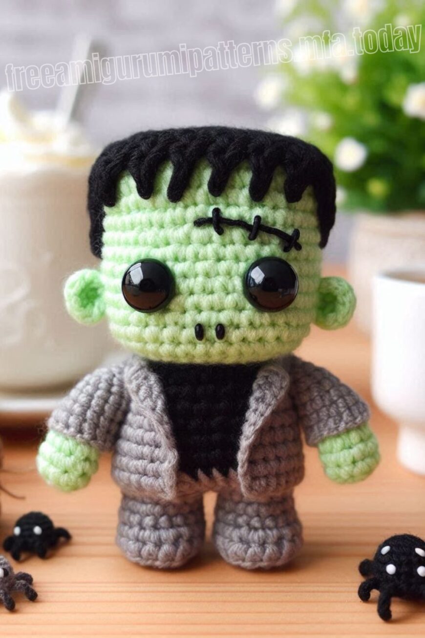 Amigurumi Frankenstein Crochet Free Pattern-1 – Free Amigurumi Patterns