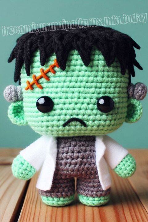 Amigurumi Frankenstein Crochet Free Pattern-1 – Free Amigurumi Patterns