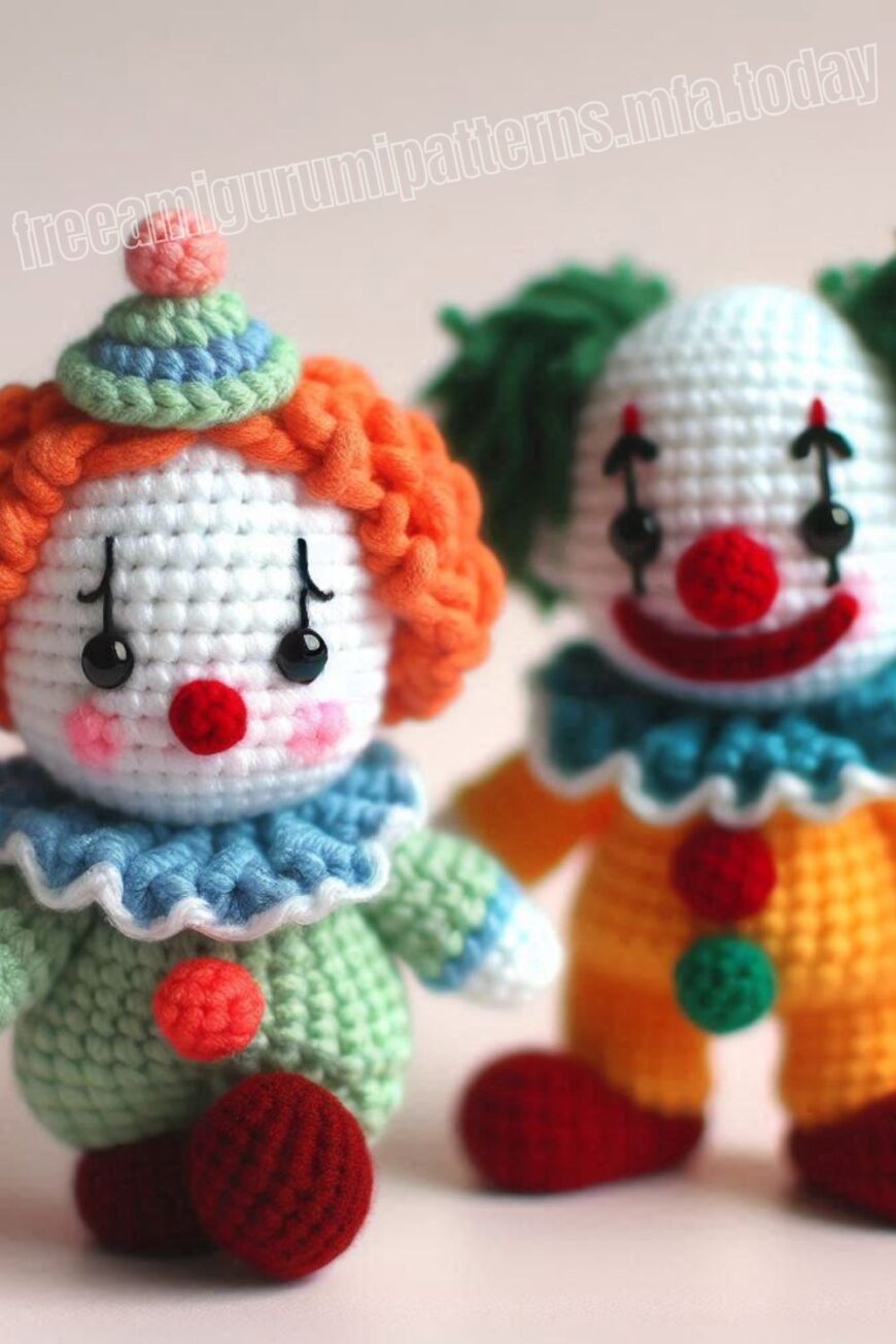 Amigurumi Little Clown Crochet Free Pattern-1 – Free Amigurumi Patterns