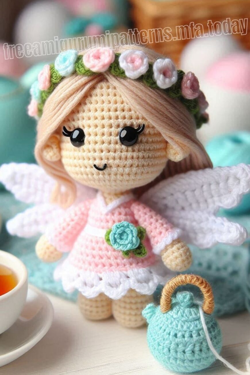 Amigurumi Crochet Angel Free Pattern-1 – Free Amigurumi Patterns
