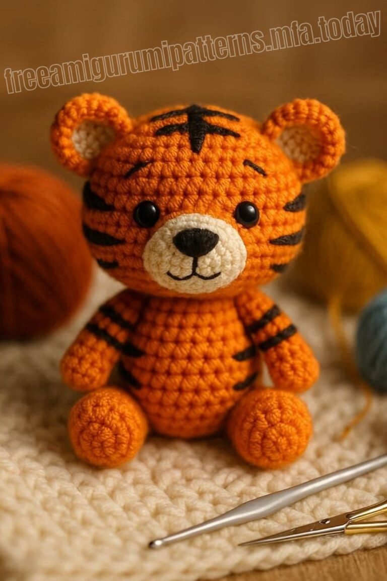 Amigurumi Crochet Tiny Tiger Free Pattern-1 – Free Amigurumi Patterns