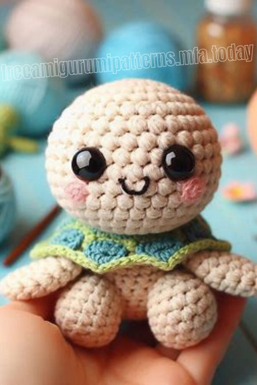 Amigurumi Crochet Plush Turtle Free Pattern-1 – Free Amigurumi Patterns
