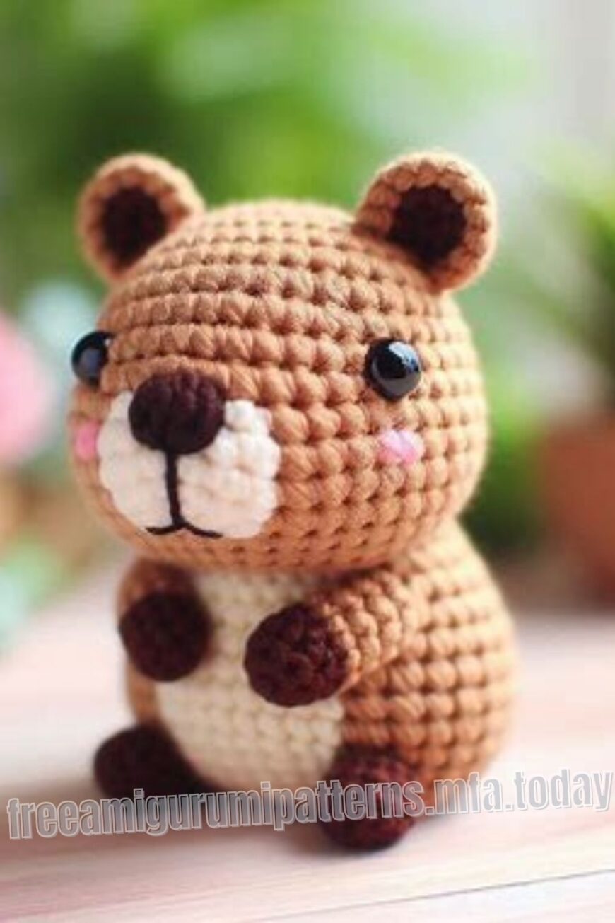 Amigurumi Crochet Cute Capybara Free Pattern-1 – Free Amigurumi Patterns