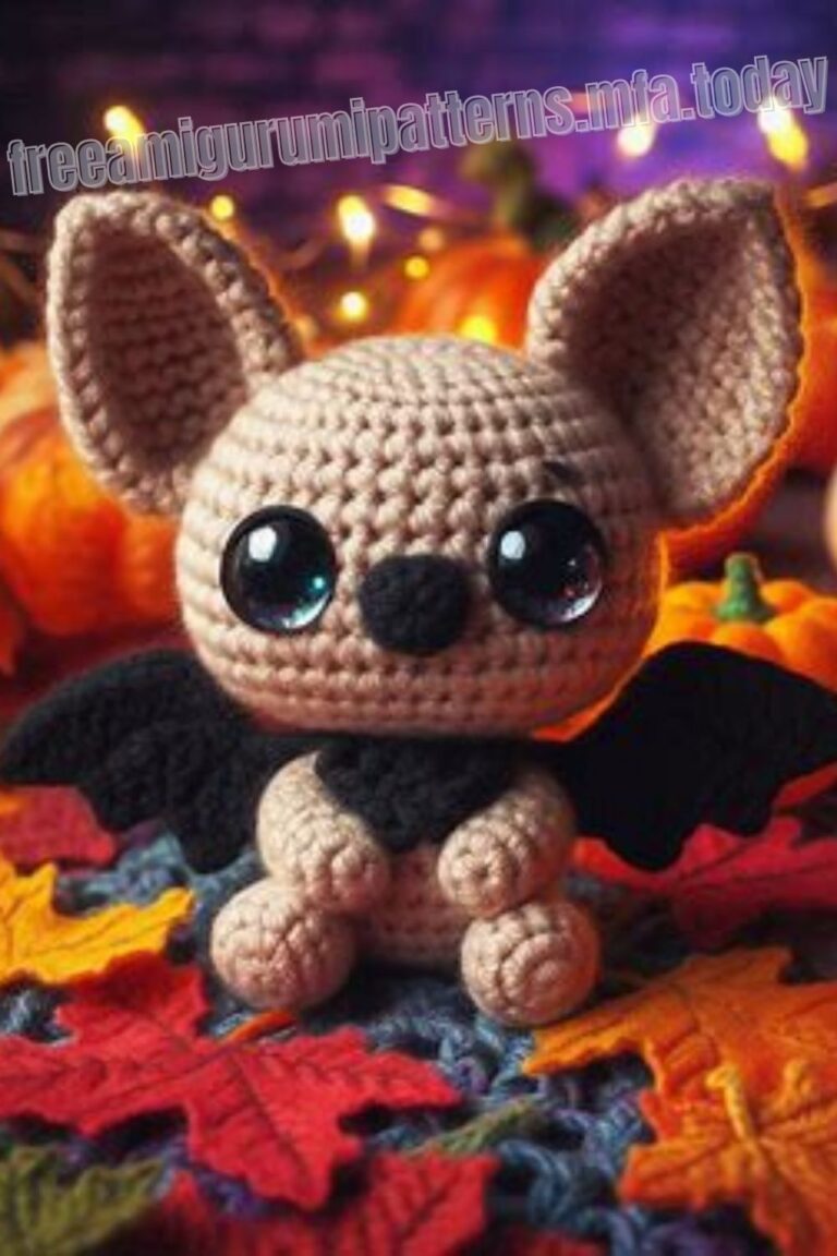 Amigurumi Crochet Mini Blue Bat Free Pattern-1 – Free Amigurumi Patterns
