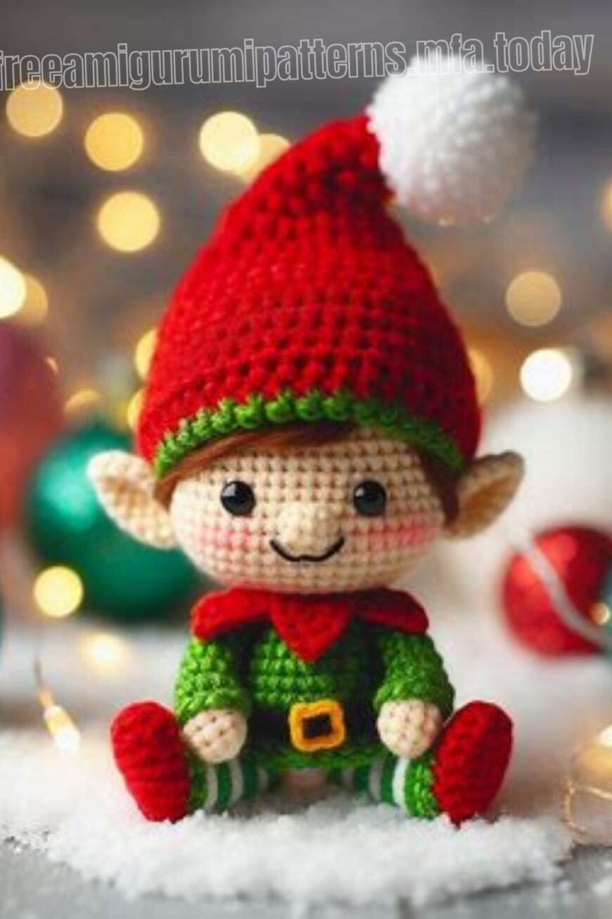Amigurumi Crochet Christmas Elf Free Pattern-1 – Free Amigurumi Patterns