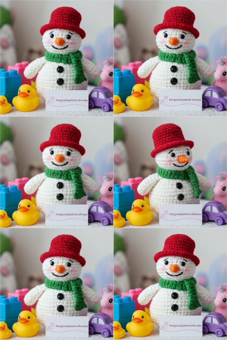 Amigurumi Crochet Little Snowman Free Pattern-1 – Free Amigurumi Patterns