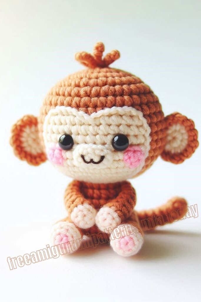Amigurumi Crochet Monkey Girl Free Pattern-1 – Free Amigurumi Patterns