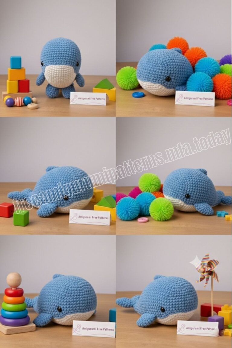 Amigurumi Crochet a Couple of Whales Free Pattern-1 – Free Amigurumi ...